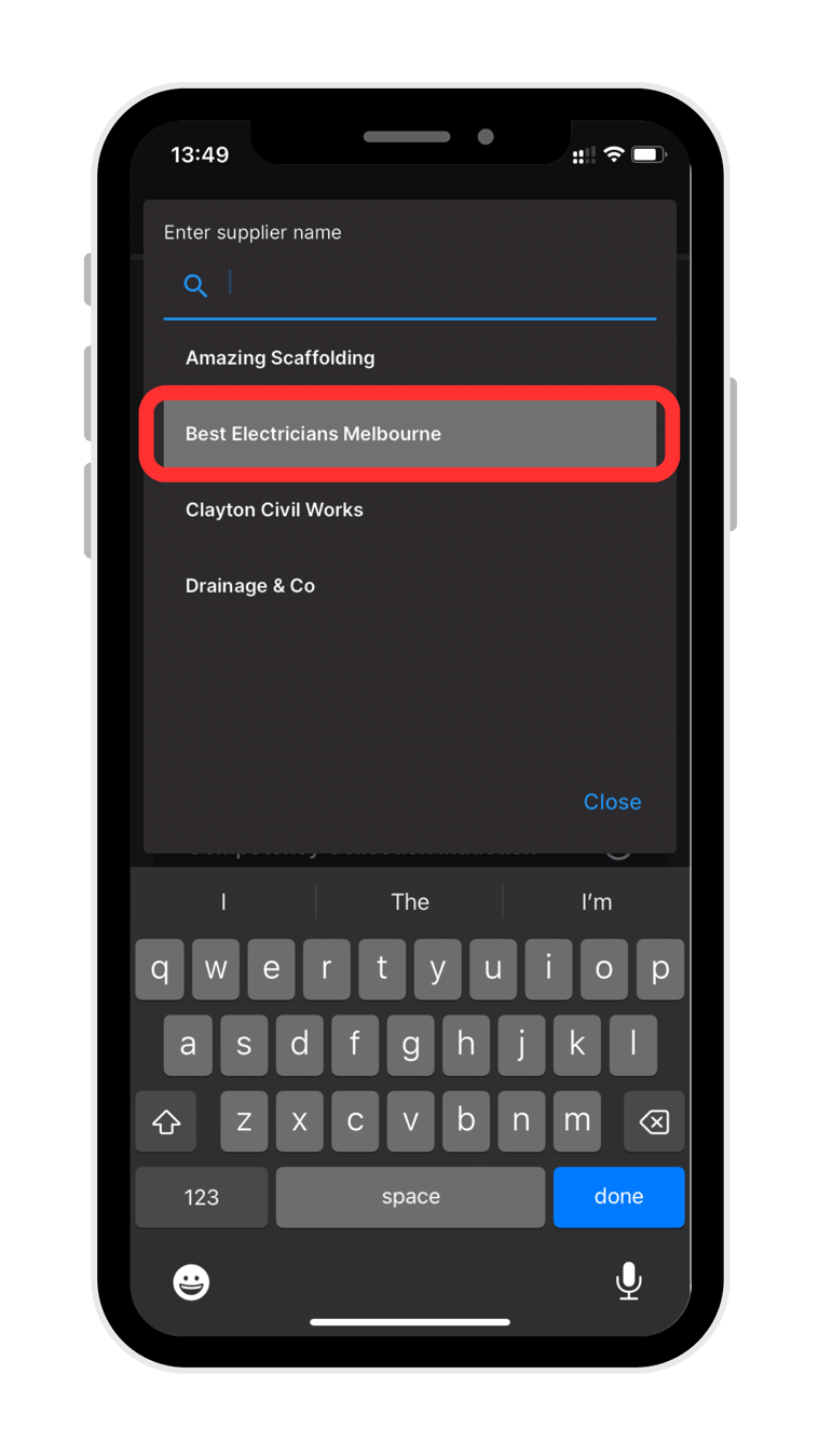 Complete an Induction