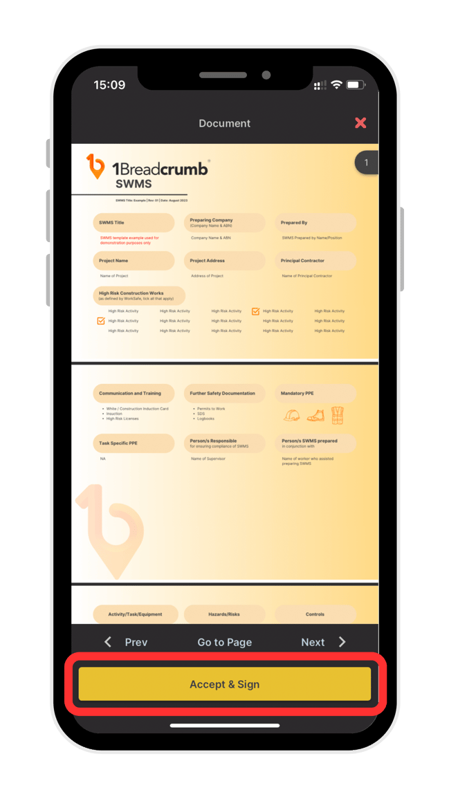 Complete an Induction