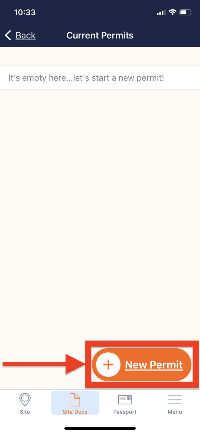 Structuring a Permit Template via a Mobile App (Worker's View)