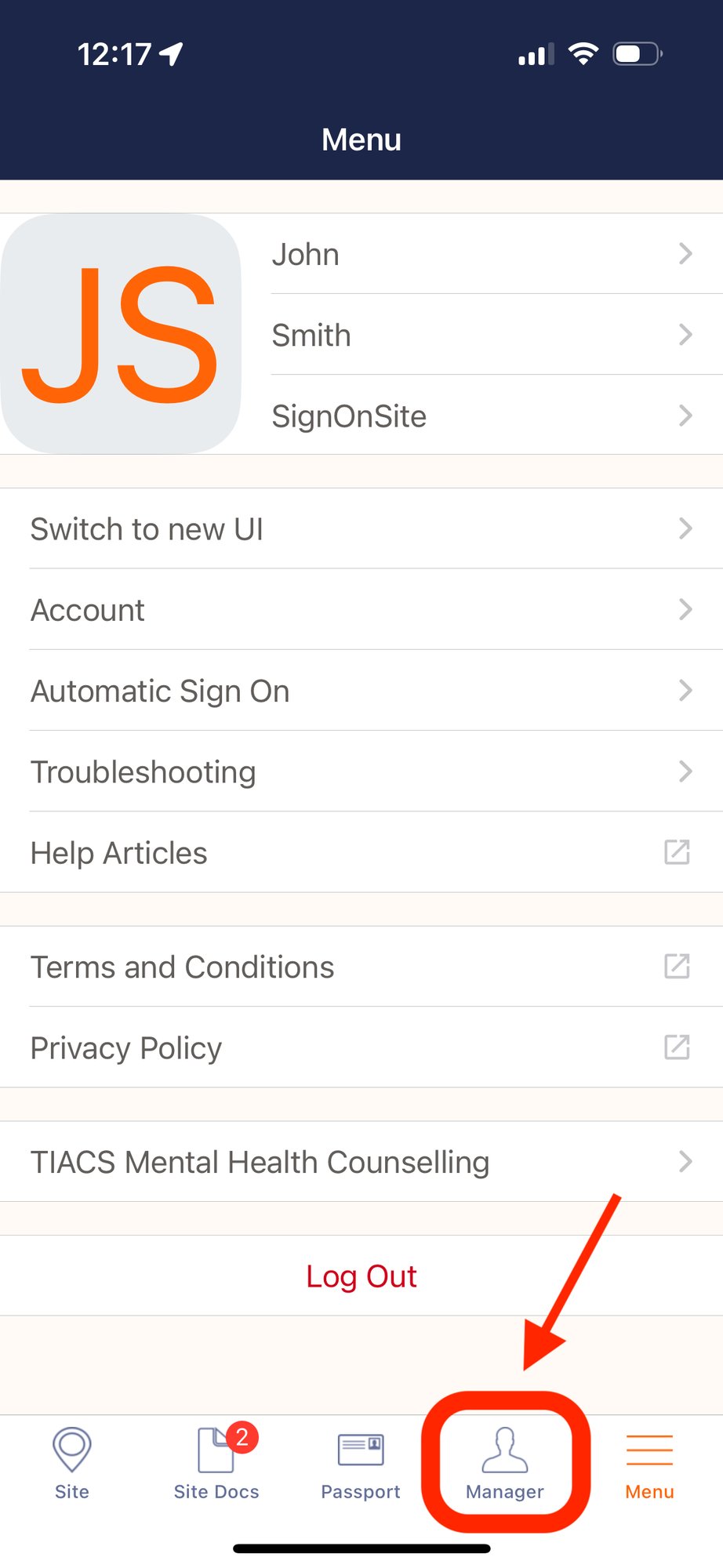 View the Attendance Register from your Mobile App