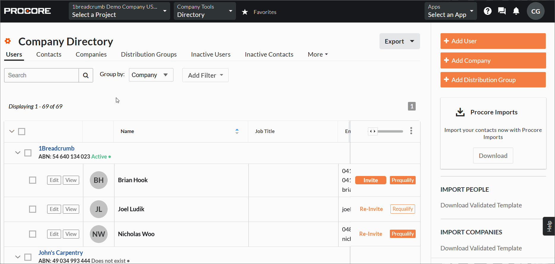 My employees are selecting 'Employee' in 1Breadcrumb but are coming up ...