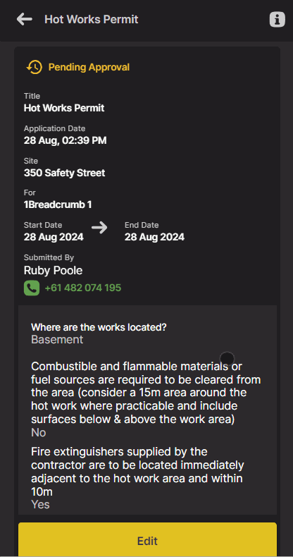 Review a Permit Application